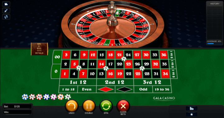 Jugar gratis Ruleta Americana Premium de Playtech en CasinoHEX