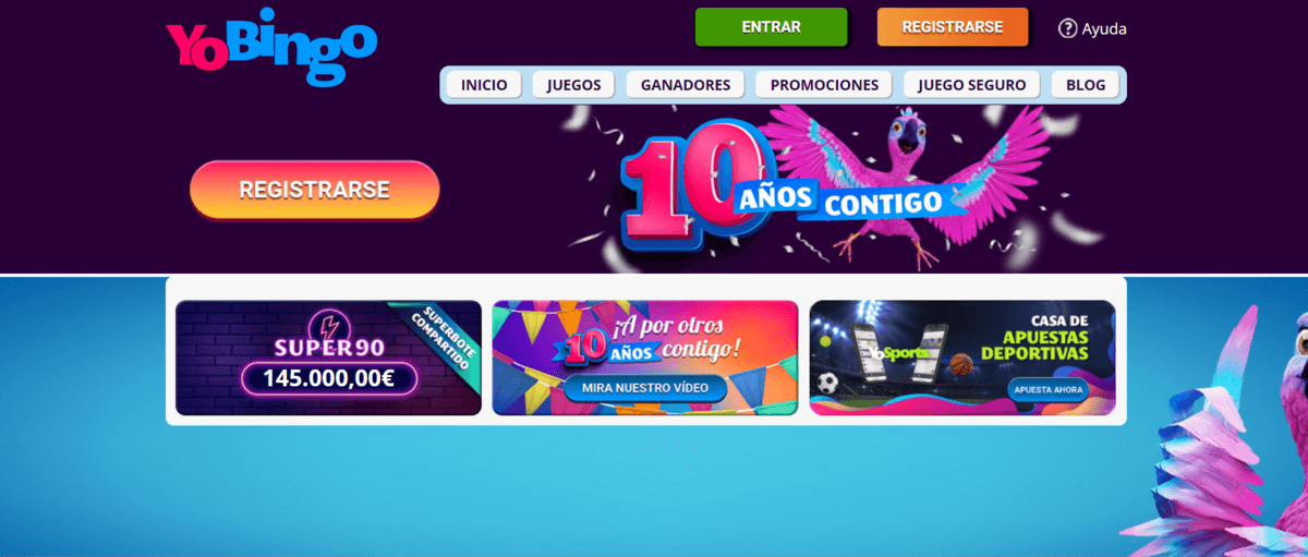 YoBingo Casino online en España --> Lee la reseña y opiniones expertas
